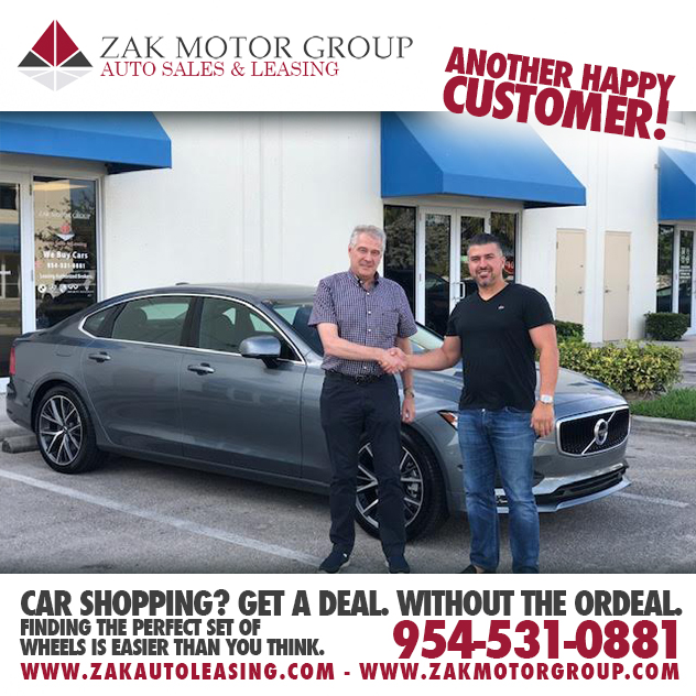 ZAK Auto Leasing – South Florida car leasing and financing company.